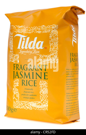 Bag of Tilda fragrant jasmine rice Stock Photo - Alamy