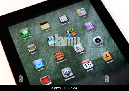 Close-up view of a tablet pc with inscription Stock Photo - Alamy
