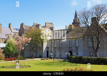 Rear entrance to Orkney Museum housed in Tankerness House from the ...