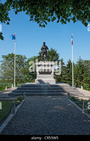 The Second Australian Division Memorial, Mont St Quentin, outside ...