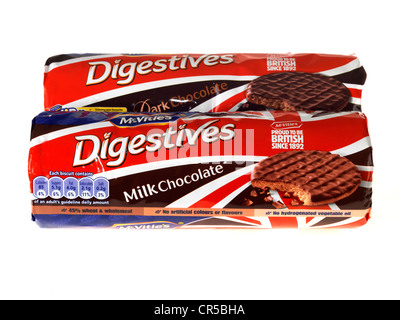 Packets of Chocolate Digestive Biscuits Stock Photo - Alamy