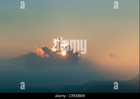 Sunrise over the Garzweiler open-cast mine Stock Photo - Alamy