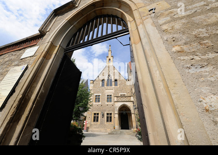 Cloister in the Augustinian monastery where Martin Luther lived as a ...