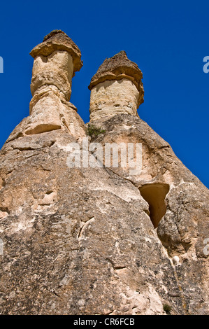 Travel to Turkey - fairy chimney rocks in Goreme National Park in ...
