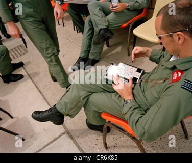 Squadron Leader Spike Jepson, leader of the Red Arrows, Britain's RAF ...