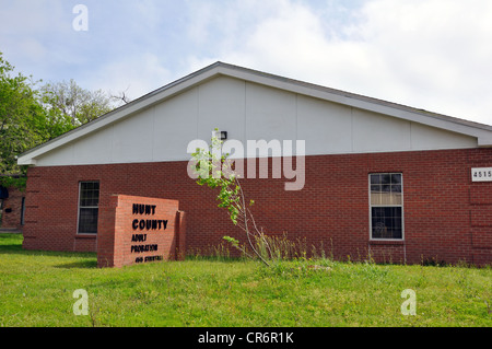 Hunt county adult probation in Greenville, Texas, USA Stock Photo - Alamy
