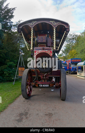 Traction engines at Birkenhead heritage vehicle show in Birkenhead Park ...