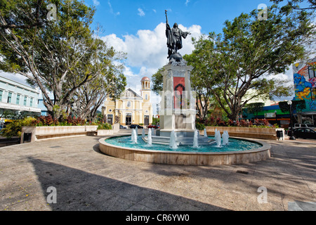 Christopher Columbus Statue, Plaza Colon, Old San Juan, San Juan ...