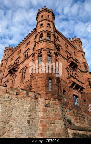 Schloss Ortenberg castle, present castle was built 1838-1843 by Baron ...