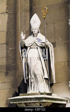 Saint Rupert statue at Salzburg Cathedral, Austria Stock Photo - Alamy