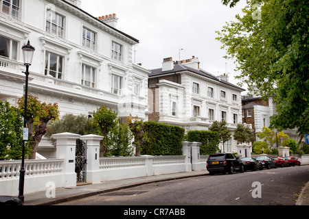 Large houses in the Boltons in London UK Stock Photo - Alamy