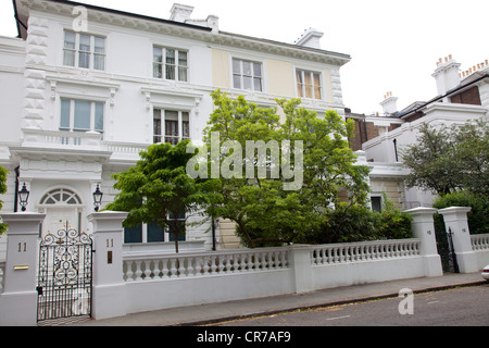 Large houses in the Boltons in London UK Stock Photo - Alamy