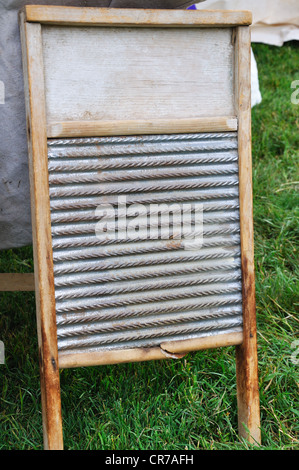 Old washboard for washing clothes Stock Photo - Alamy