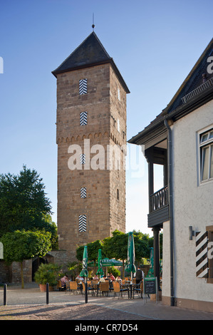 Germany, Baden-Wuerttemberg, Neckarsulm, view to eutonic Knights Castle ...