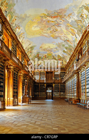 The Philosophical Hall in the Strahov Hall in the Strahov Monastery ...