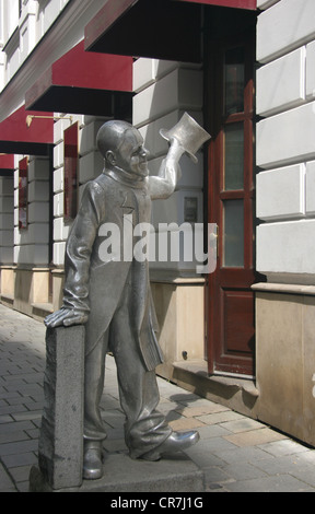 Bratislava, Slovakia. Statue of Schone Naci Stock Photo - Alamy