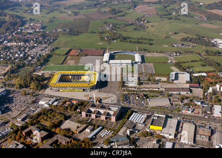 Aerial view, New Tivoli stadium, Alemannia Aachen soccer stadium, built ...