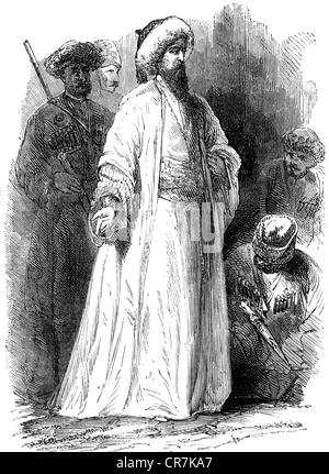 Imam Shamil (1797 – 1871) was an Avar political and religious leader of ...