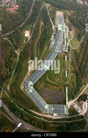 Aerial view, Alpincenter Bottrop indoor ski center, Bottrop, Ruhrgebiet ...