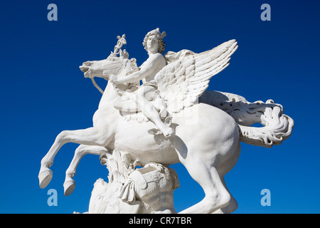 Mercury Riding Pegasus statue by Antoine Coysevox at an entrance to the ...