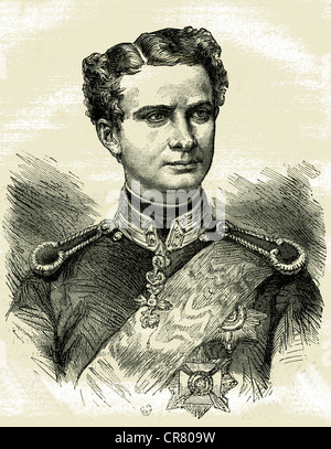 Ludwig II of Bavaria (1845-1886). King of Bavaria from 1864 until his ...