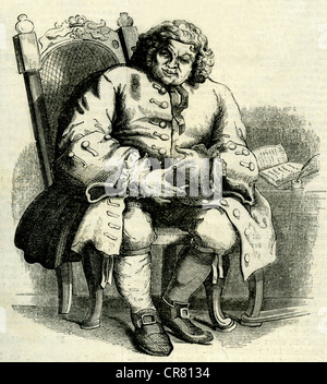 SIMON FRASER, 11th Lord Lovat (c 1667-1747) Scottish Jacobite and last man to be beheaded in ...