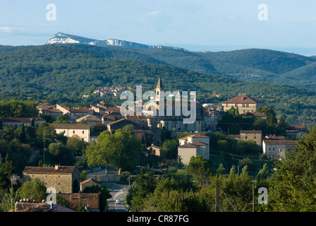 France, Gard, Barjac, Renaissance city between Ceze valley and Ardeche ...