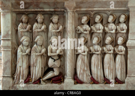 Sir Thomas Cave tomb detail, St. Nicholas Church, Stanford on Avon ...