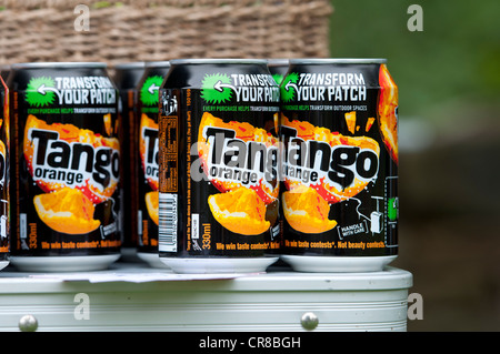Can of Tango Drink Stock Photo - Alamy