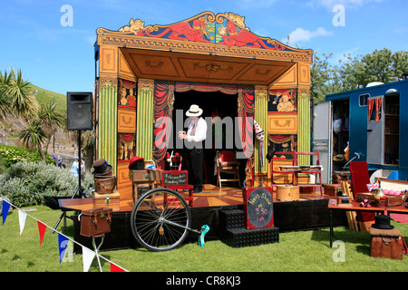All the fun of the Victorian Fair at Ilfracombe Devon Stock Photo - Alamy