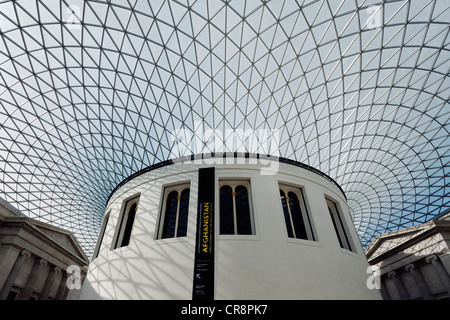Great Court, courtyard with modern domed roof, steel and glass ...