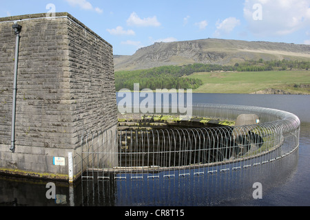 overflow, dove stone reservoir Stock Photo - Alamy