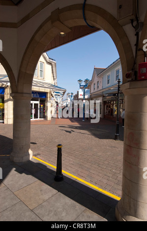 Caerphilly Town Centre South Wales Stock Photo - Alamy
