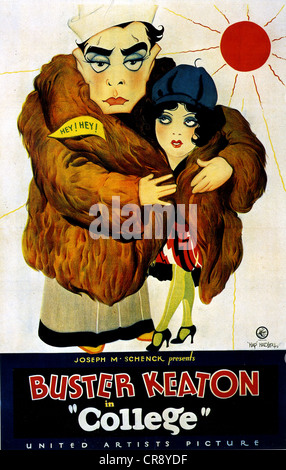 COLLEGE, Buster Keaton, 1927 Stock Photo - Alamy