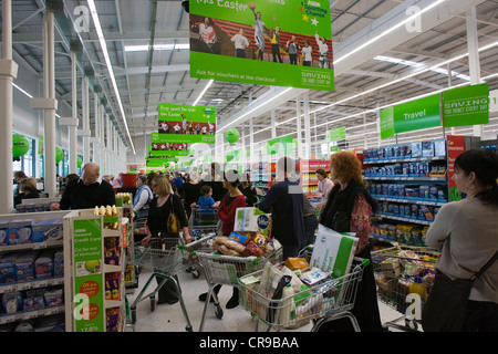 Asda checkouts, Asda supermarket, Asda, Bury St Edmunds, Suffolk UK ...