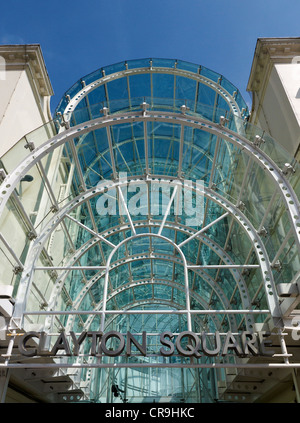 Entrance to Clayton Square shopping centre, Parker Street, Liverpool ...