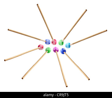 Xylophone with Wooden Mallets Stock Photo - Alamy