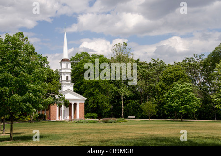 Michigan, Wyandotte. Greenfield Village. Martha-Mary Chapel, built by ...