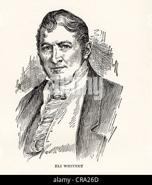 ELI WHITNEY (1765-1825) American inventor of the cotton gin Stock Photo ...