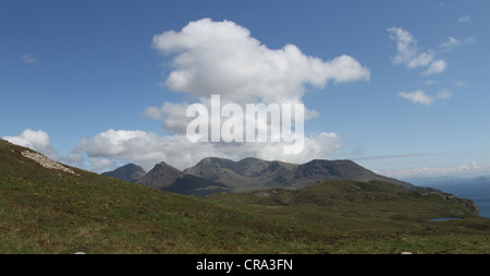 mountains Isle of Rum Scotland May 2012 Stock Photo - Alamy