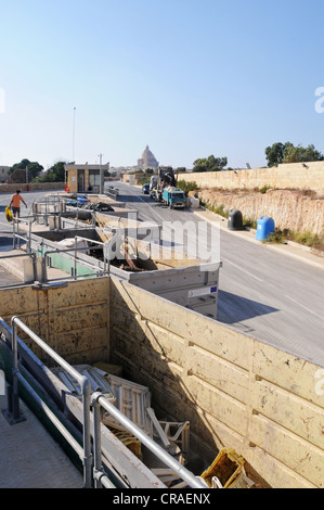 A waste separation site where different recyclable materials are ...