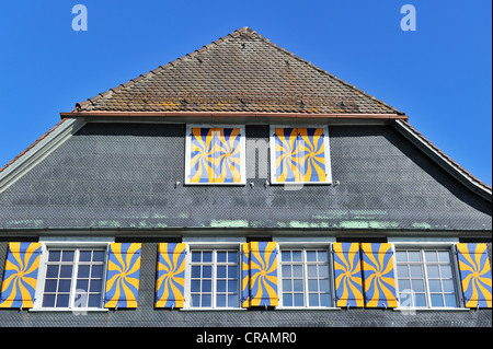 Traditional Swiss timber frame houses in Lucerne Stock Photo - Alamy
