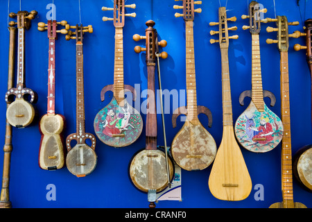 Uzbekistan, Bukhara, Ancient musical instruments Stock Photo - Alamy
