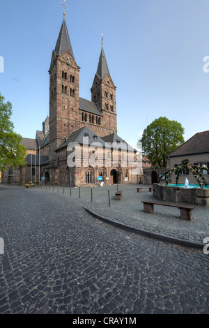 Cathedral of St. Peter, Fritzlar, Kassel region, Hesse, Germany, Europe ...