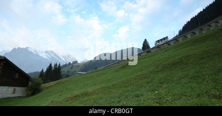 Funicular above Murren, Switzerland Stock Photo - Alamy