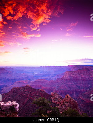 Sunrise from Grandview Point, South Rim, Grand Canyon National Park ...