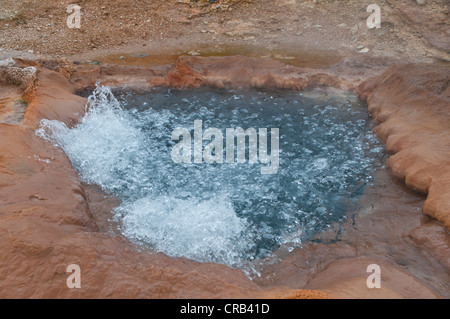 Hot springs along the road from Tsochen to Lhasa, Western Tibet, Asia ...