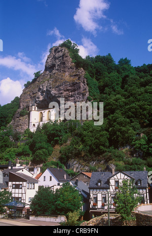 Germany,Rhineland-Palatinate,Idar-Oberstein,lock upper stone,lock ...