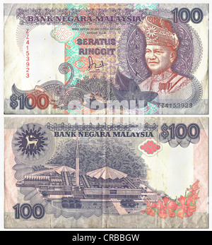 Malaysia 100 Ringgit Note Stock Photo - Alamy