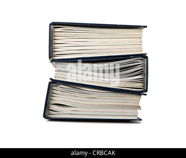 pile of file binder with a lot of documents Stock Photo - Alamy